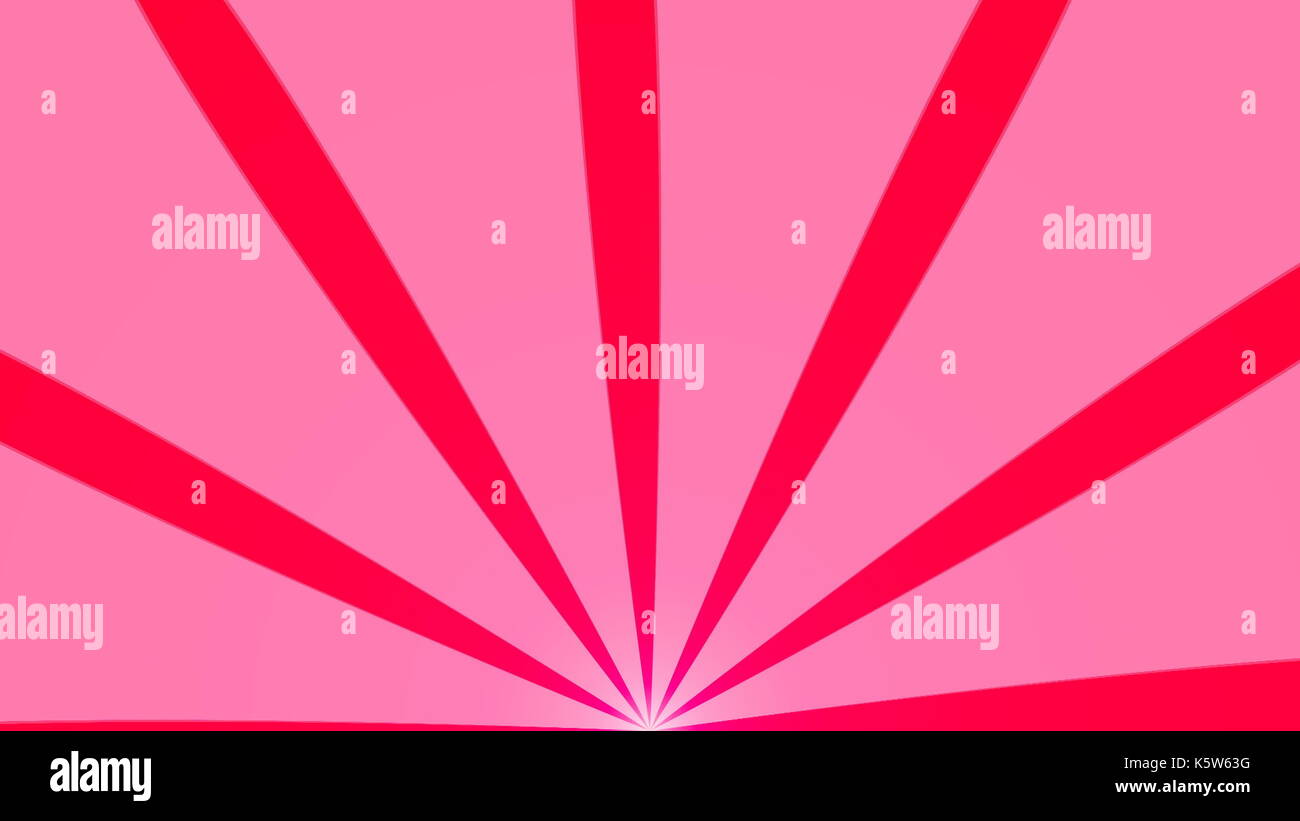 Abstract background with animation of sun beams. Retro radial ...