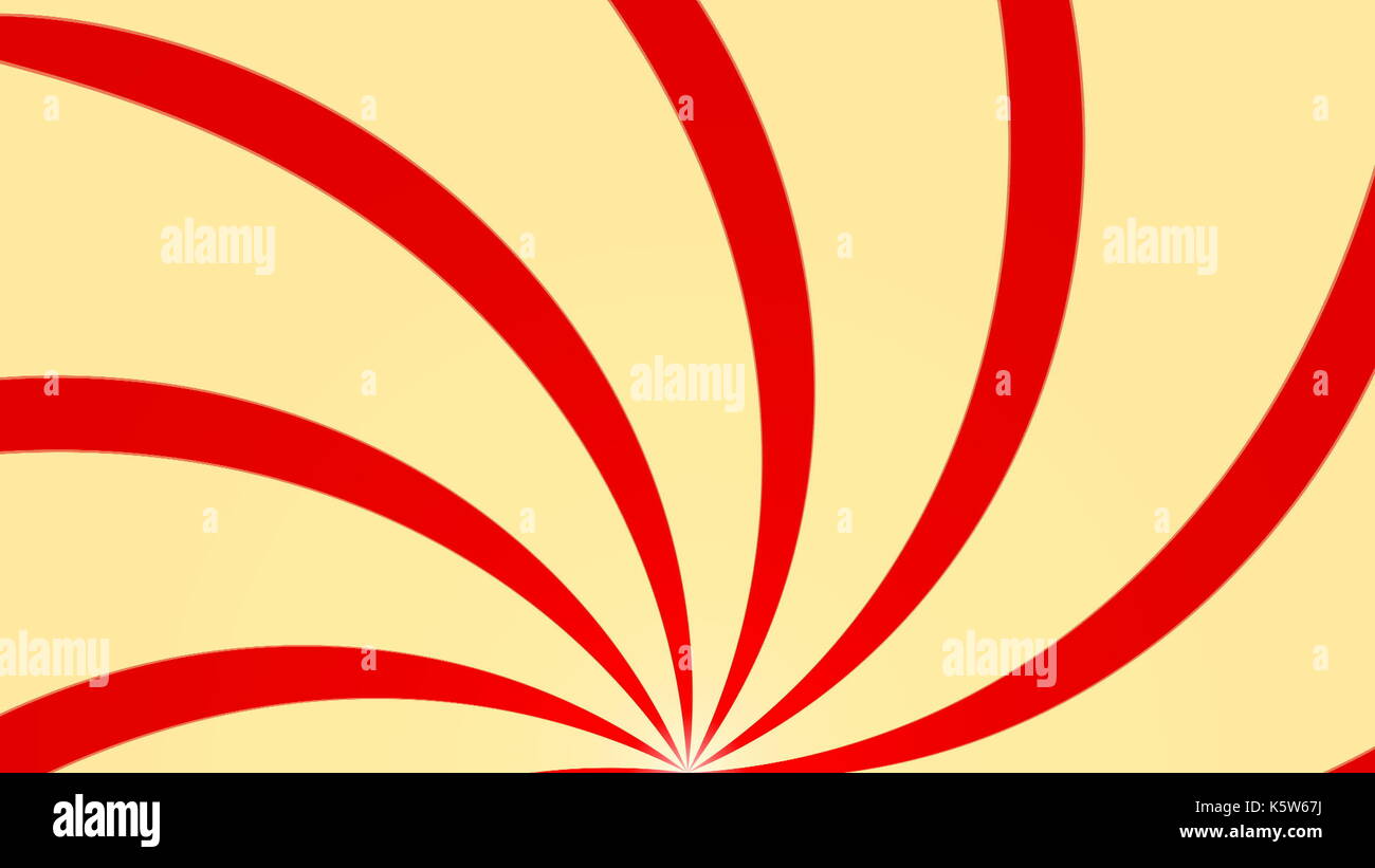 Abstract background with animation of sun beams. Retro radial ...