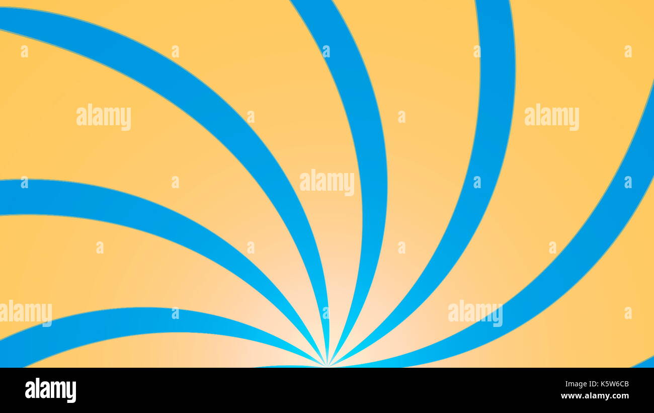 Abstract background with animation of sun beams. Retro radial ...