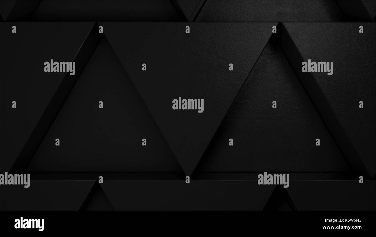 Abstract black shape. Technology 3d rendering Stock Photo - Alamy