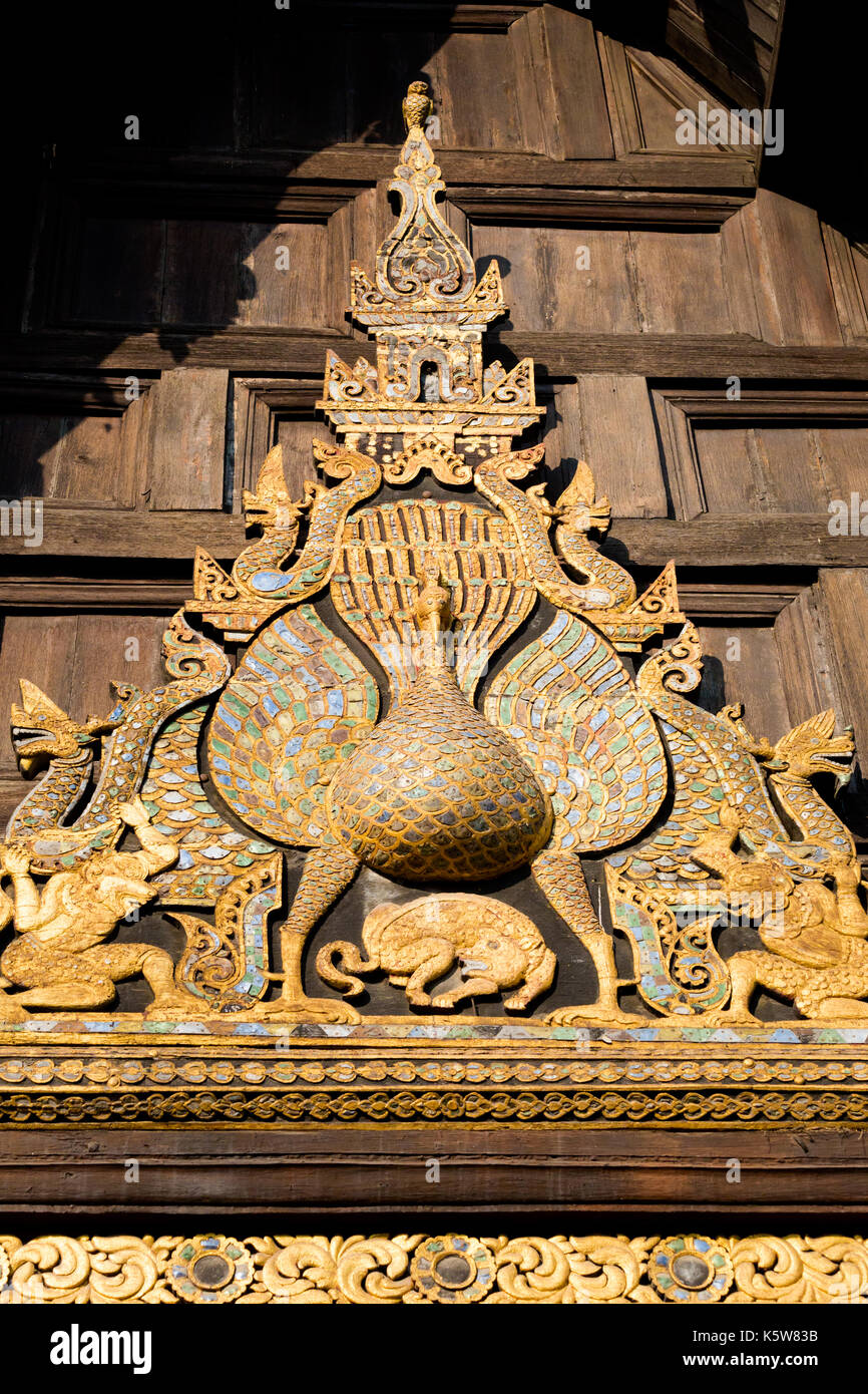 Beautiful buddhist Wat Khuan Ka Ma temple in Chiang Mai in northern ...