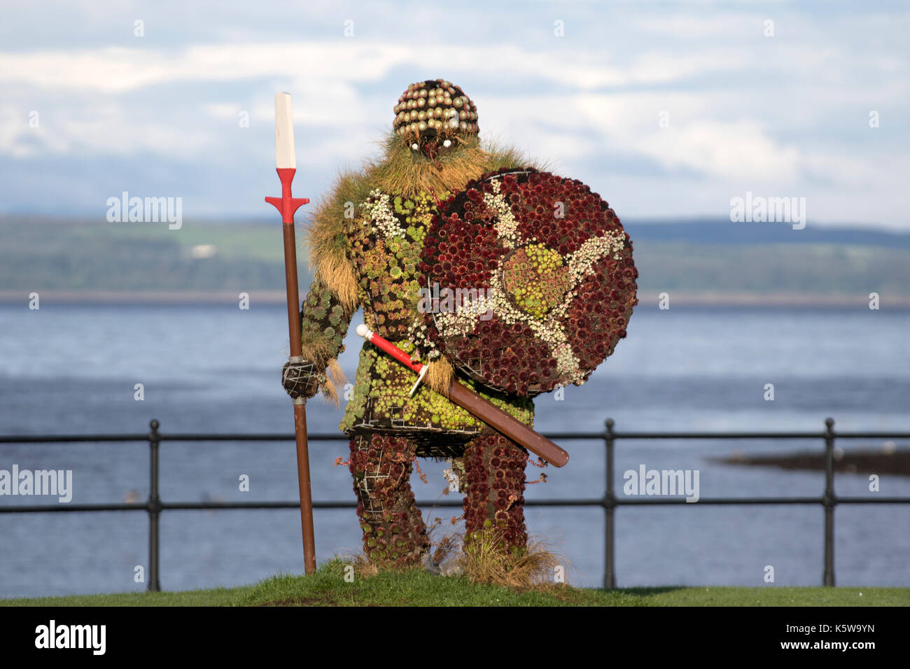 Sempervivums Viking sculpture Largs, Scotland, The annual Viking ...