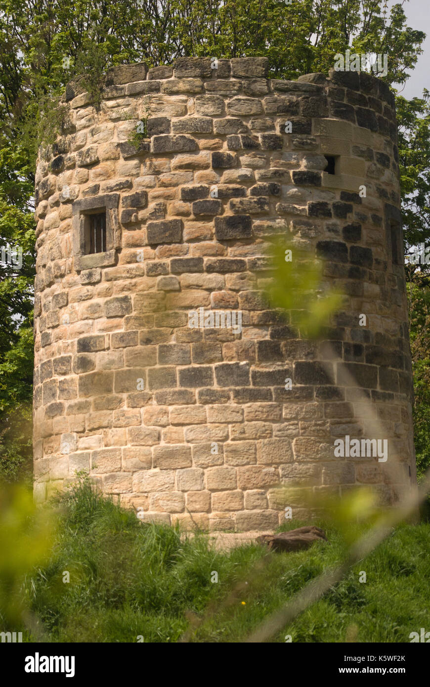 Heaton windmill, Armstrong Park, Heaton, Tyne and Wear Stock Photo - Alamy