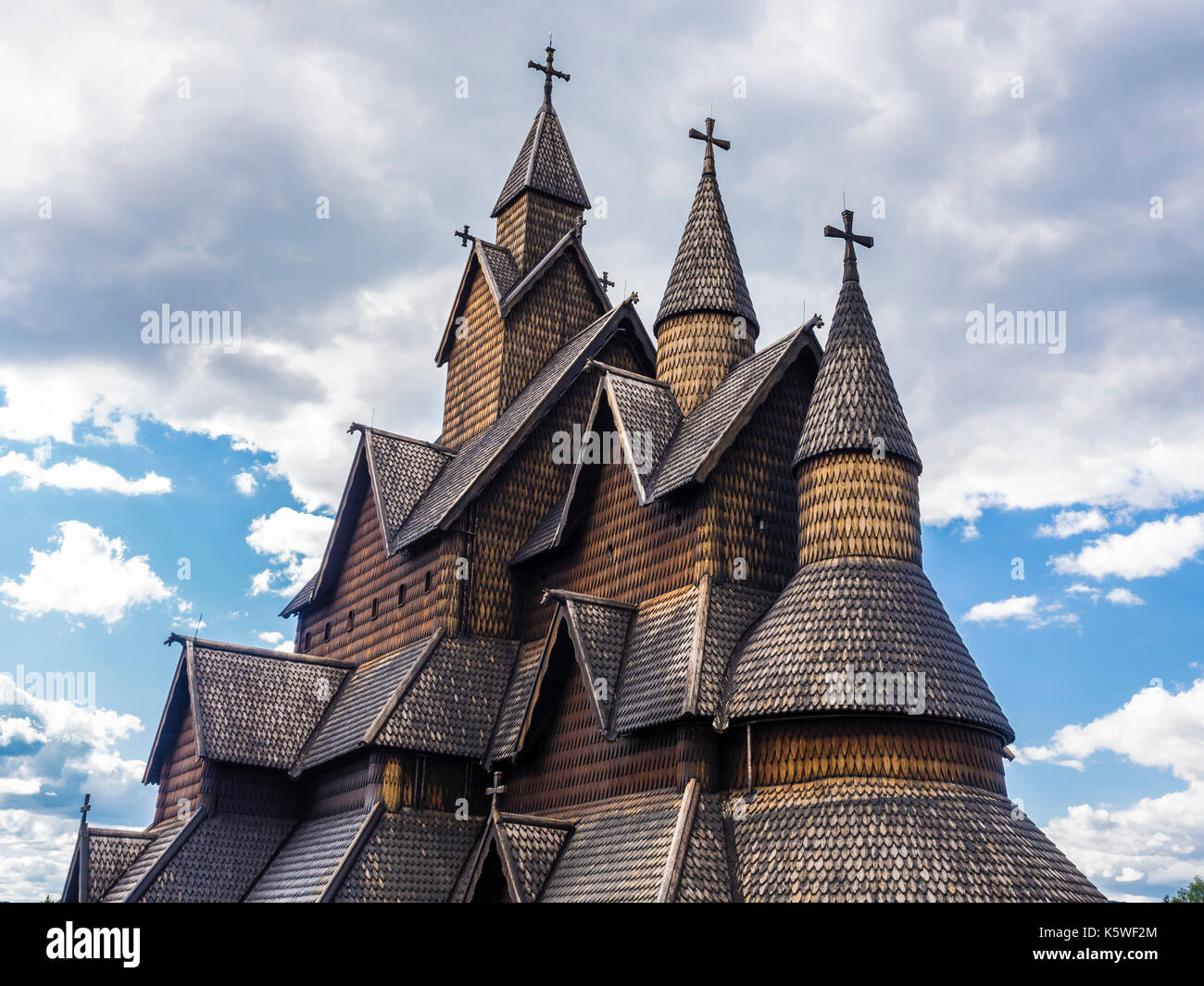 Heddal Stave Church, Notodden, Telemark, Norway Stock Photo - Alamy