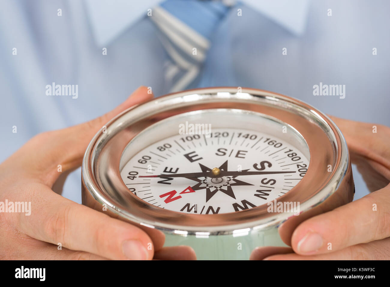 Close-up Photo Of Person Hand Holding Compass Stock Photo - Alamy
