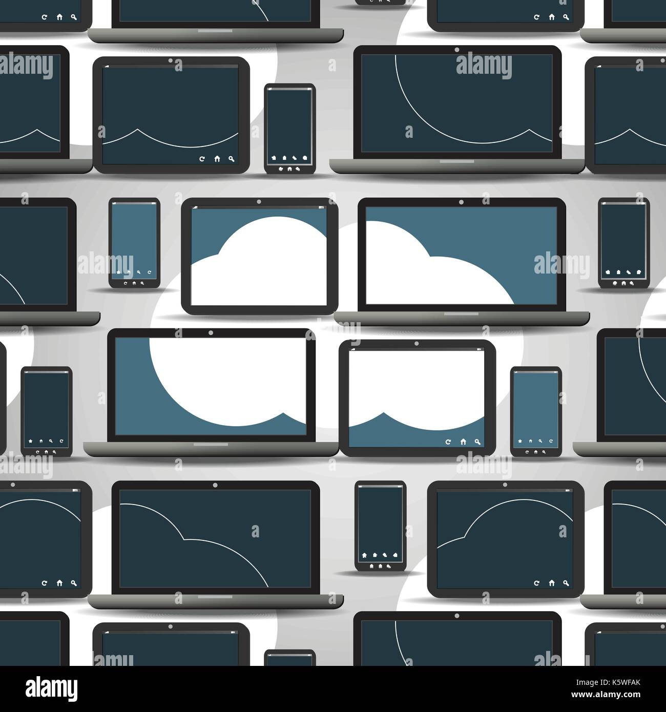 Colorful Cloud Computing Concept Design for Business and IT with Big ...