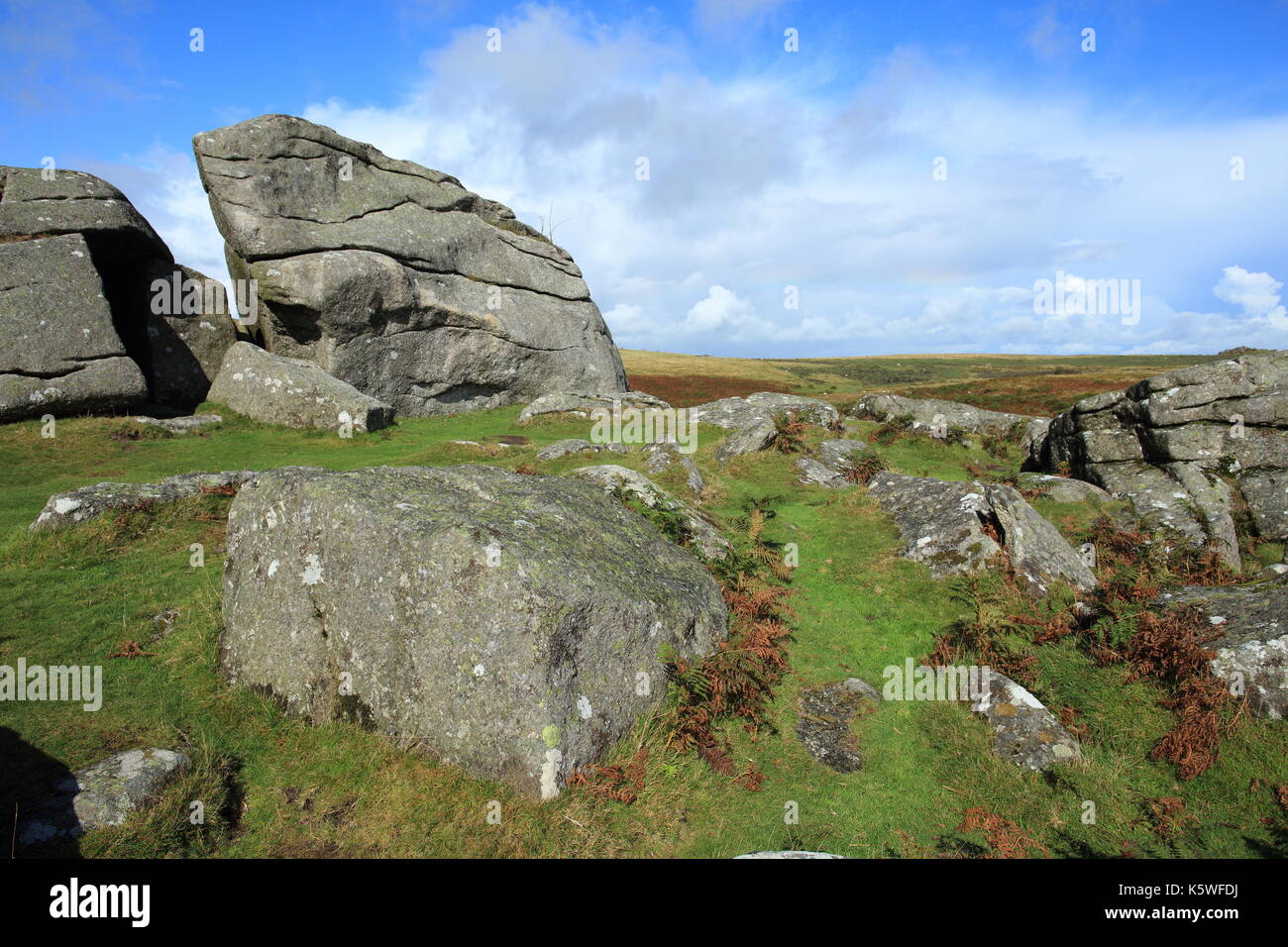 Bonehill rocks, Dartmoor, Devon, England, UK Stock Photo - Alamy