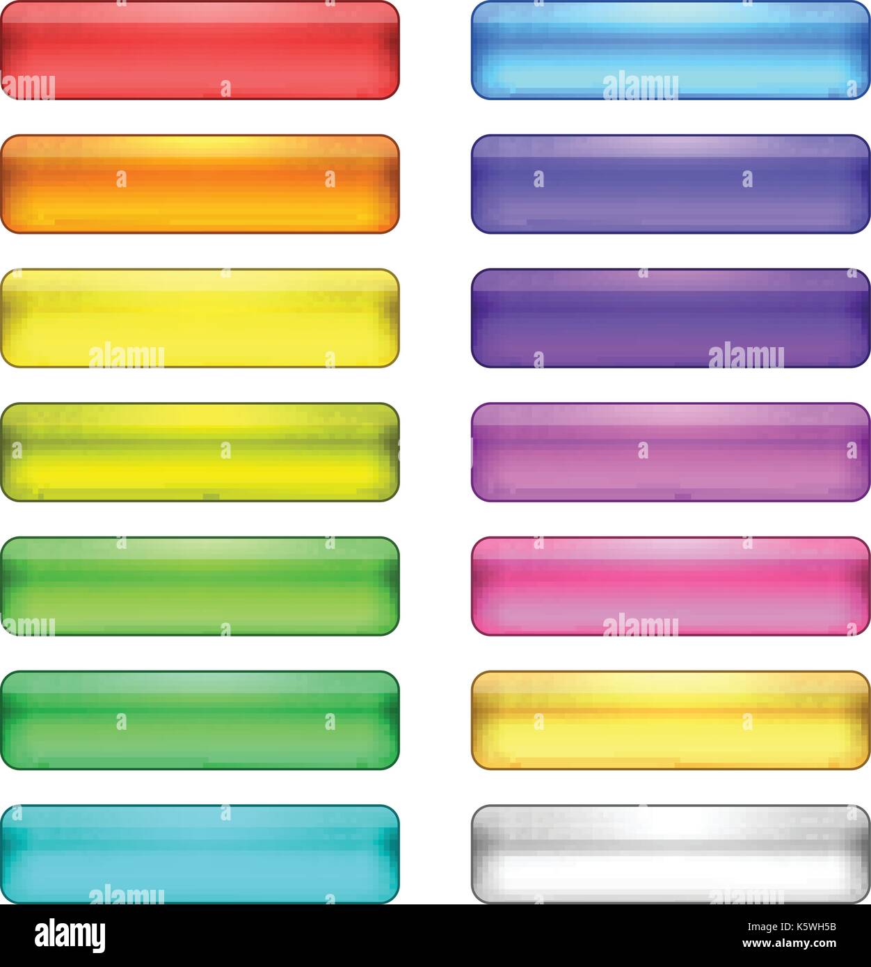 vector web buttons set Stock Vector Image & Art - Alamy