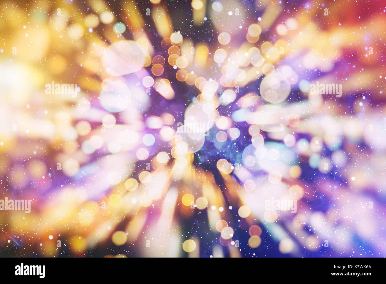 Festive Christmas background. Elegant abstract background with lights ...