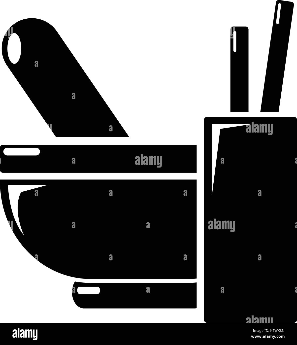 Mortar pestle icon , simple style Stock Vector Image & Art - Alamy