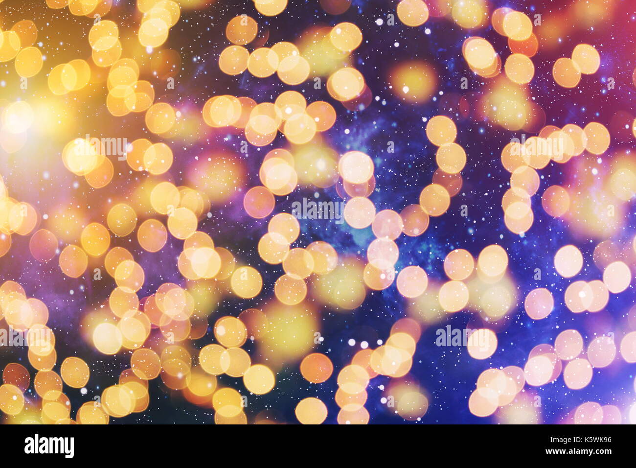 Festive Christmas background. Elegant abstract background with lights ...