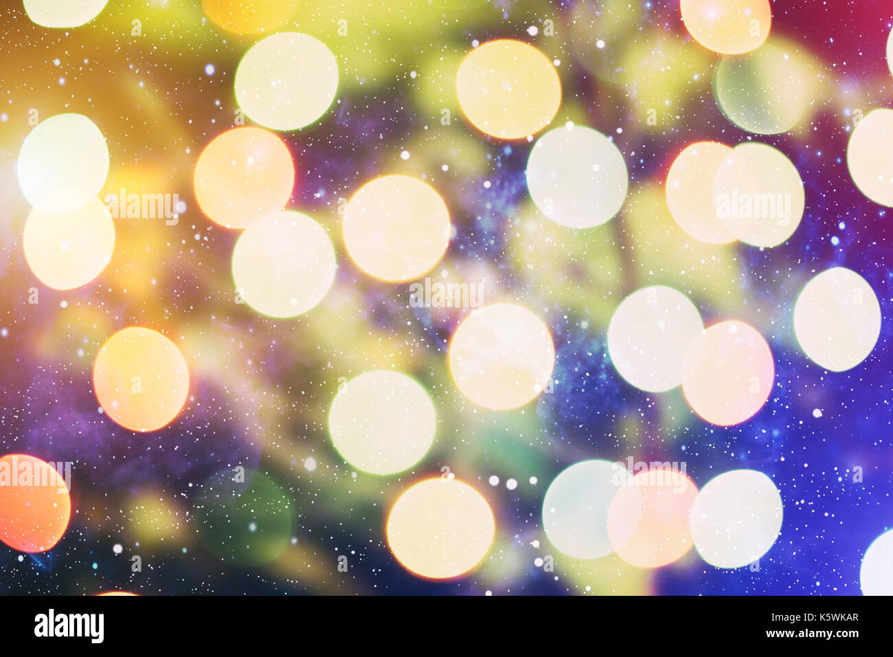 Festive Christmas background. Elegant abstract background with lights ...