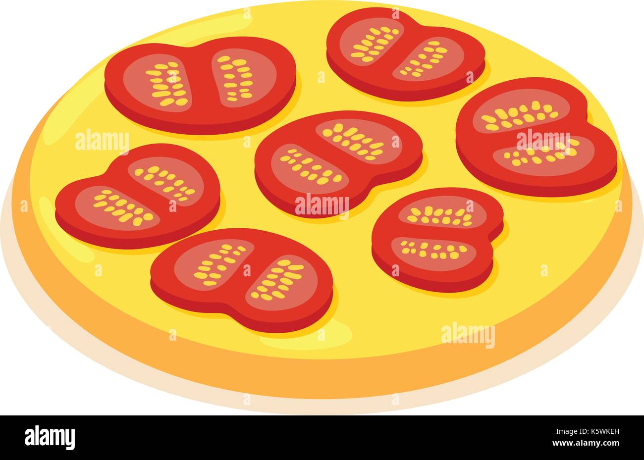 Chopped tomato icon, isometric 3d style Stock Vector Image & Art - Alamy