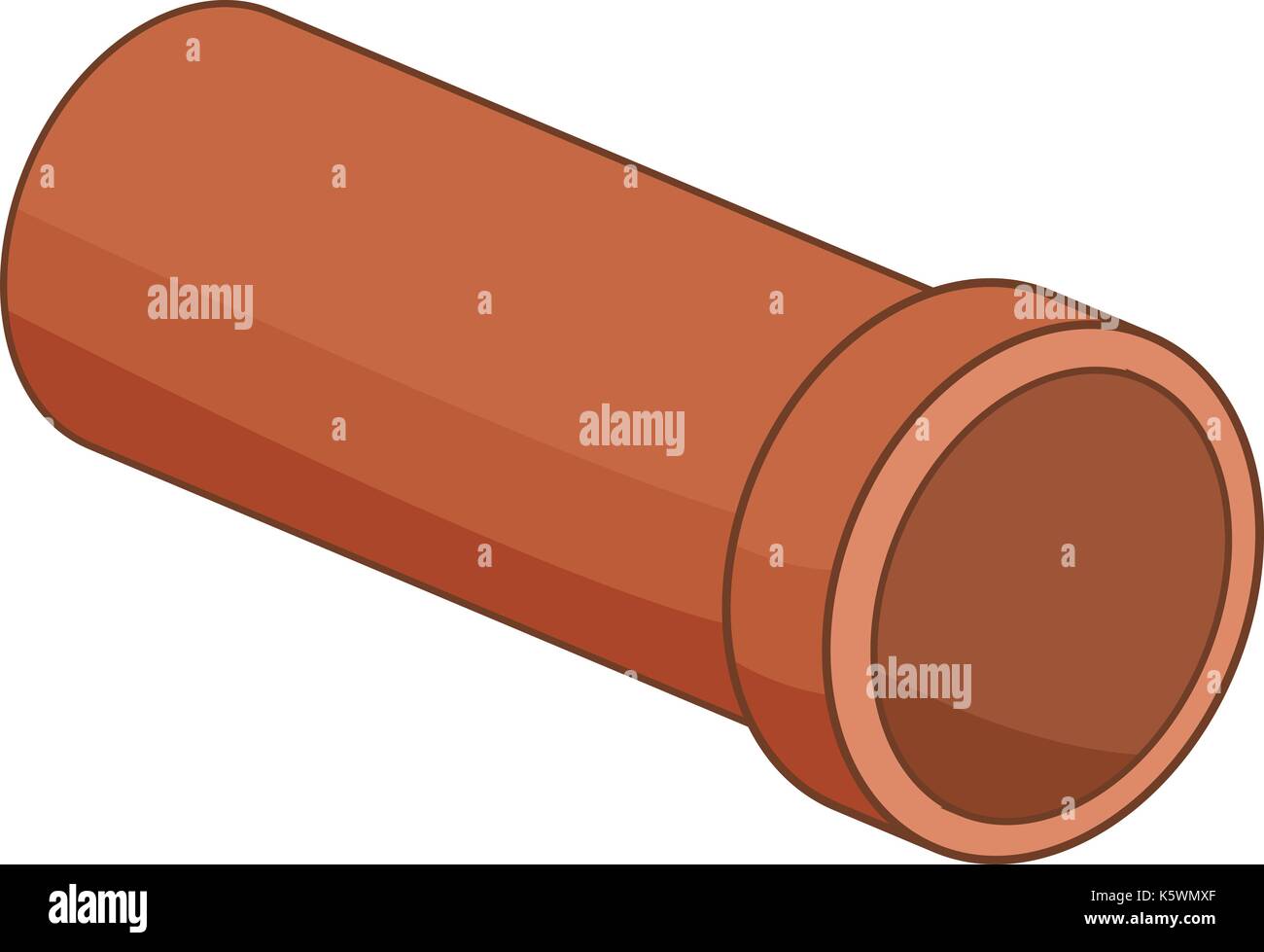 Orange pvc pipe Stock Vector Images - Alamy