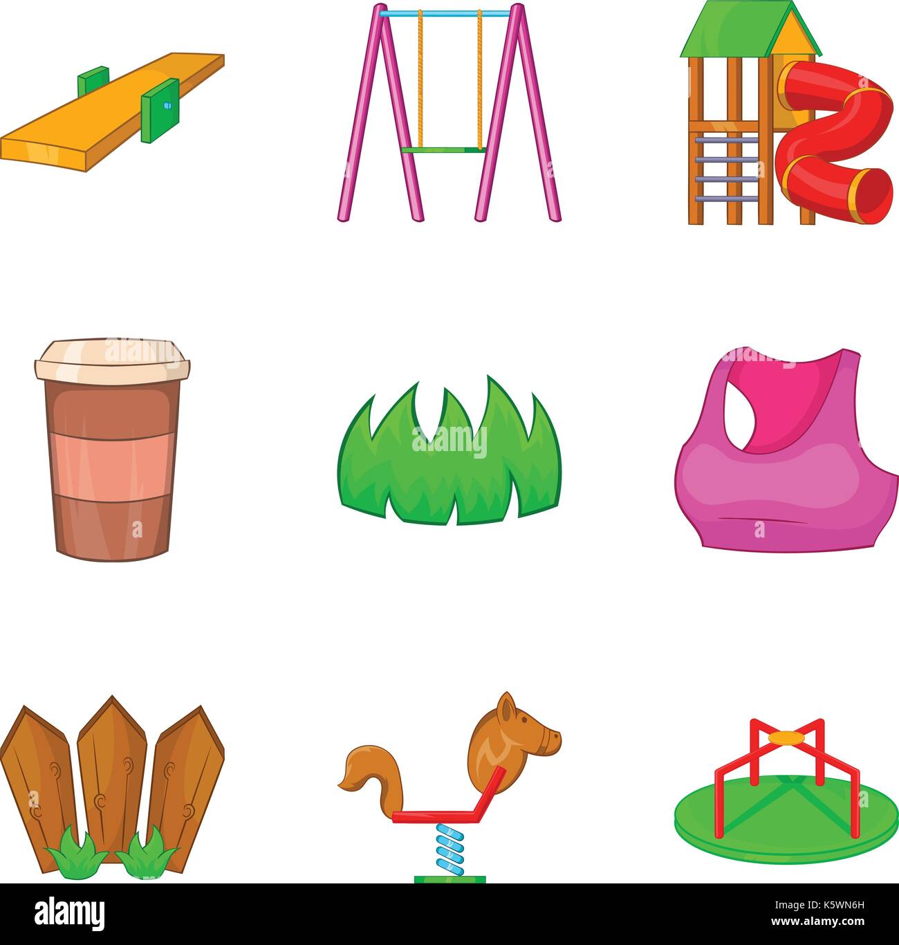 Kid playground icon set, cartoon style Stock Vector Image & Art - Alamy Kid playground icon set, cartoon style Stock Vector Image & Art - Alamy