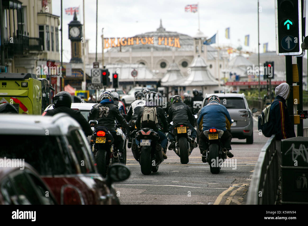 Ace Cafe Reunion 2017 Brighton Burn-Up, Thousands of bikers Descended ...