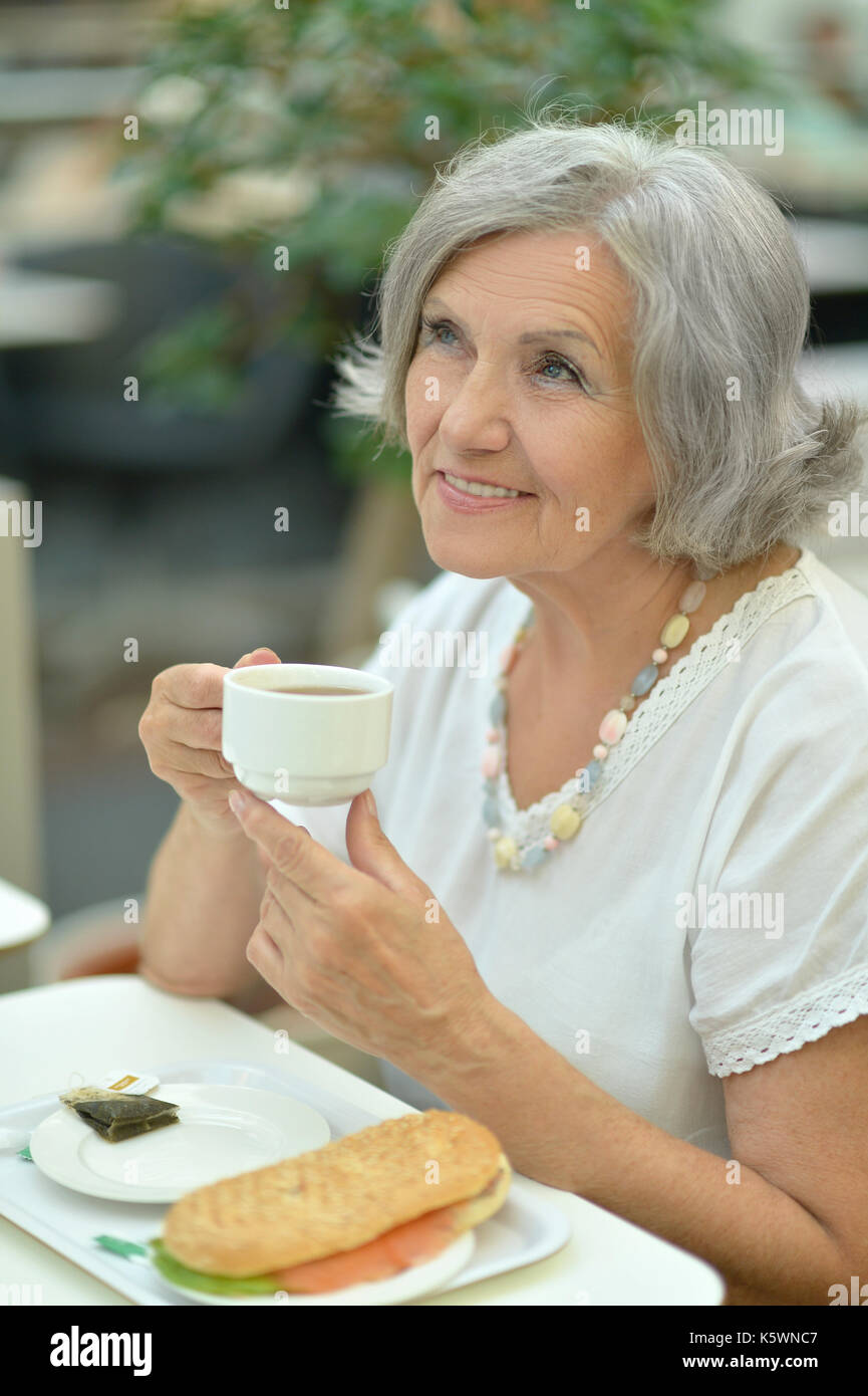 Pensioner cafe hi-res stock photography and images - Alamy