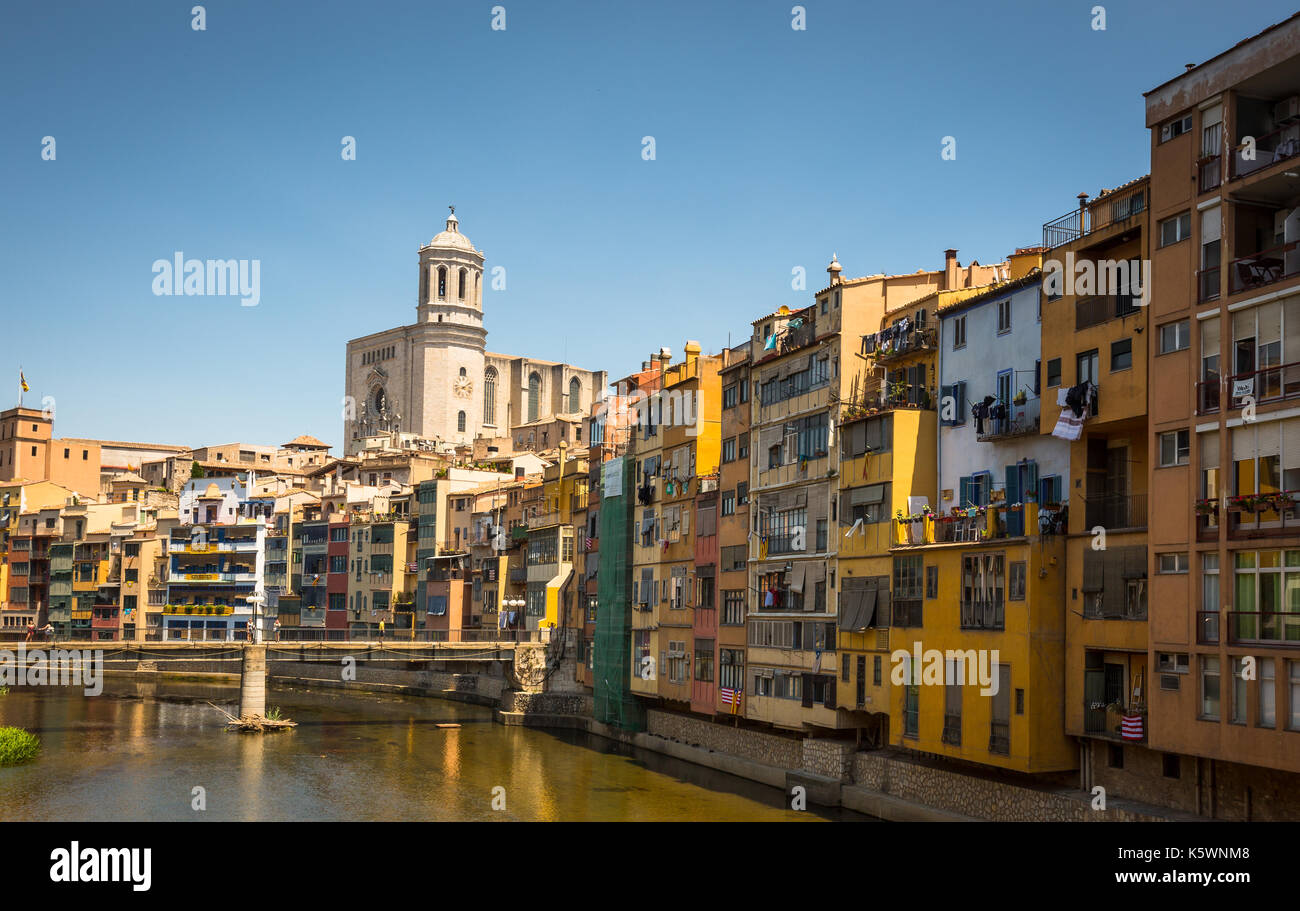 Girona. Spain. Jewish quarter in Girona. Spain Stock Photo - Alamy