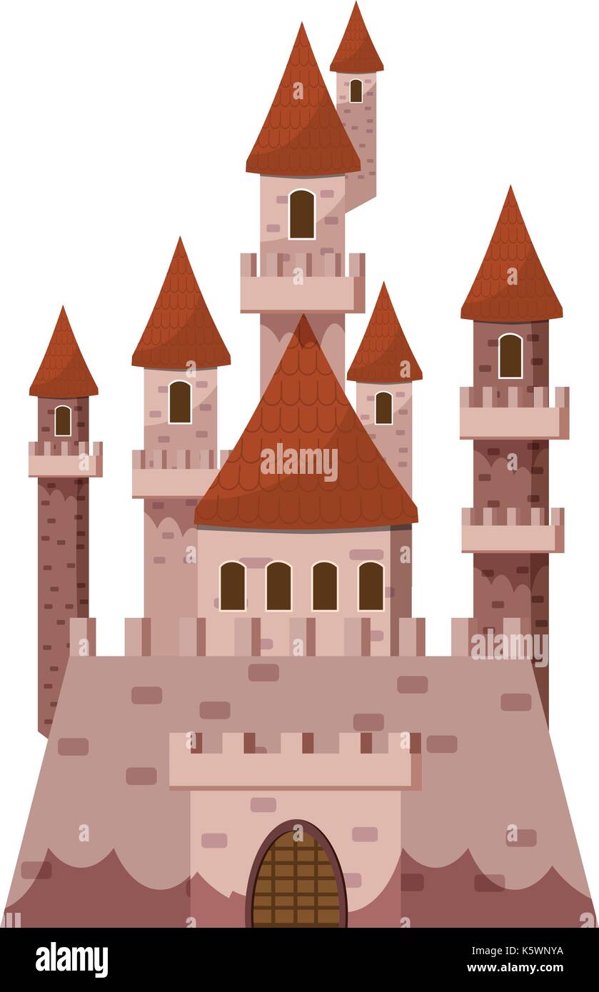 Stone castle icon, cartoon style Stock Vector Image & Art - Alamy