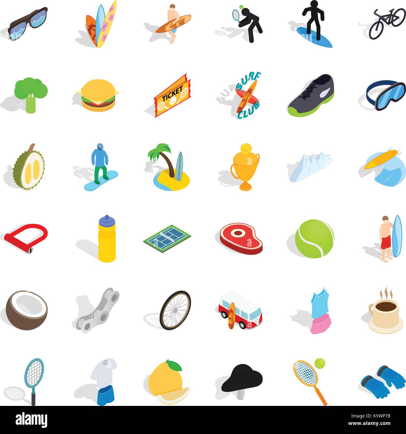 Victory icons set, isometric style Stock Vector Image & Art - Alamy