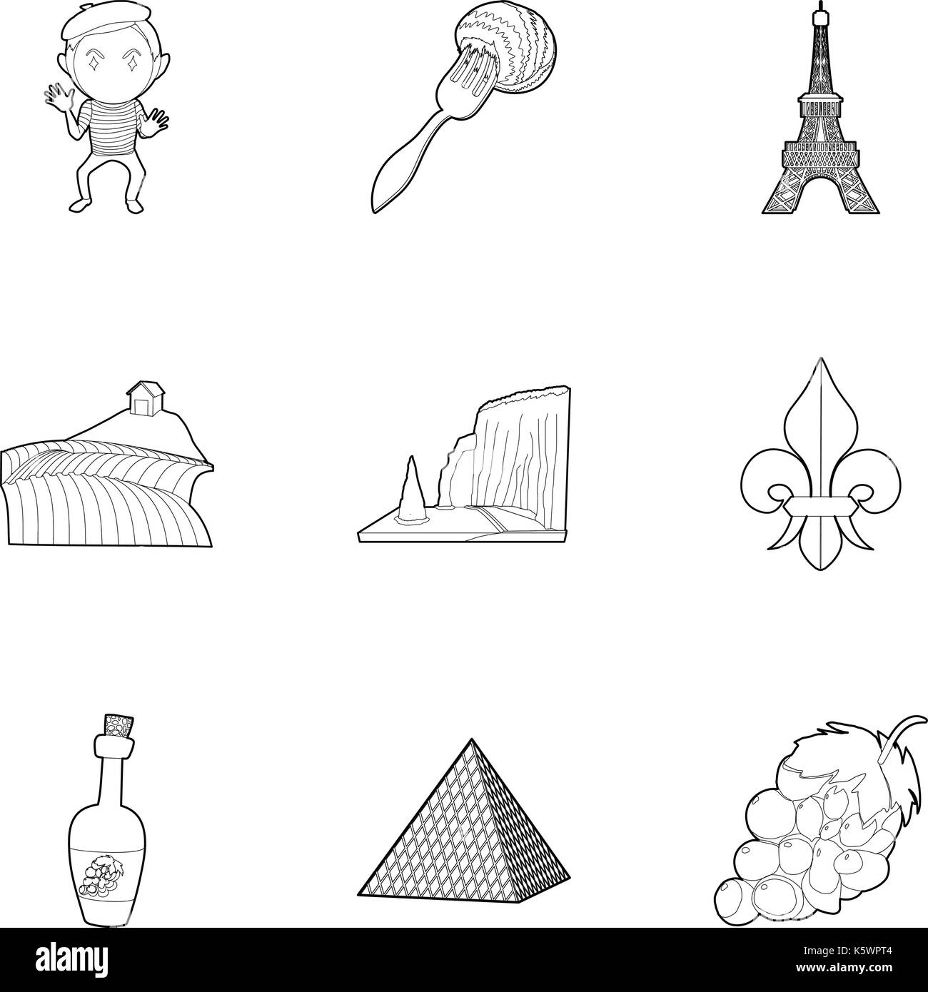 French mime vintage Black and White Stock Photos & Images - Alamy