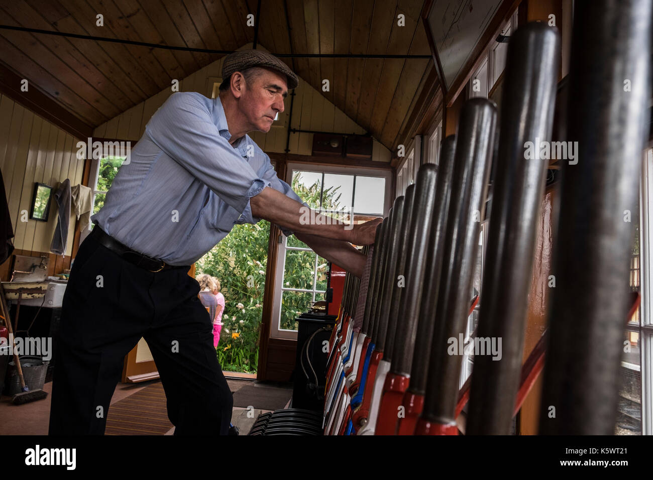 Old signal box signalman hi-res stock photography and images - Alamy