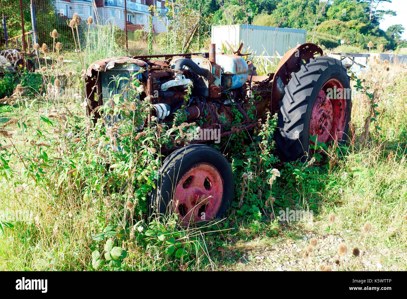 FORDSON MAJOR TRACTOR DECAYING ON THE BEACH Stock Photo - Alamy