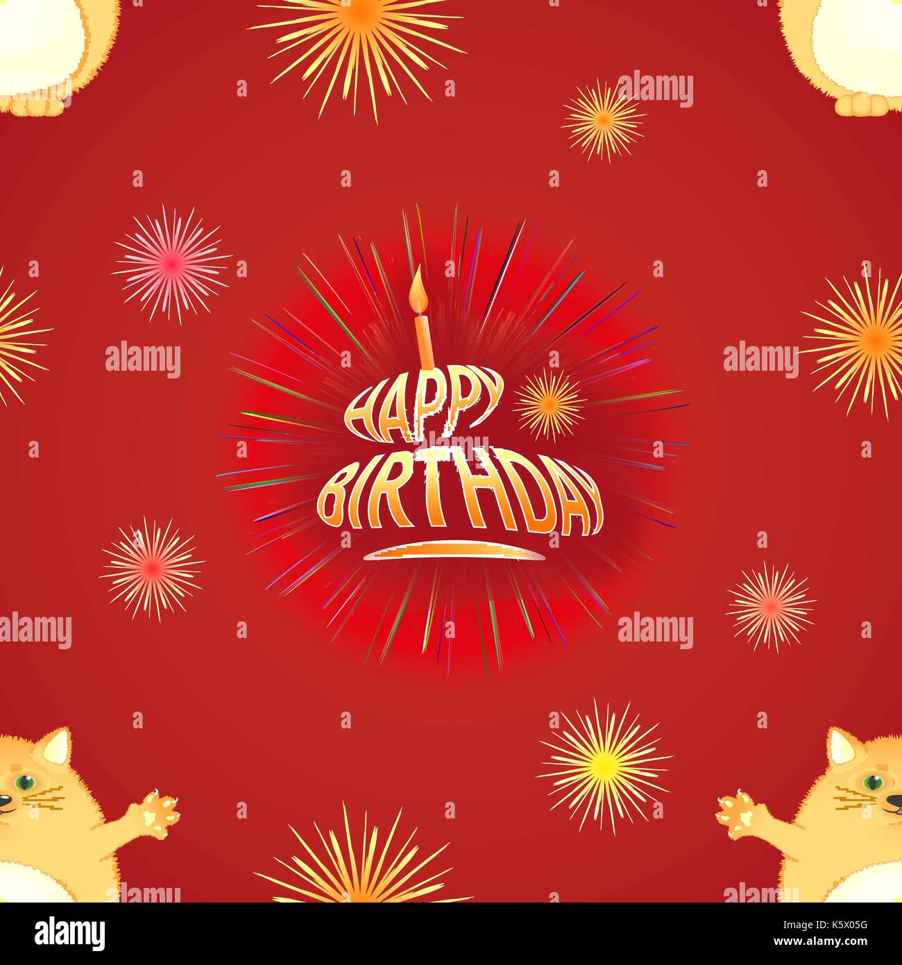 Seamless background design cute Stock Vector Images - Alamy