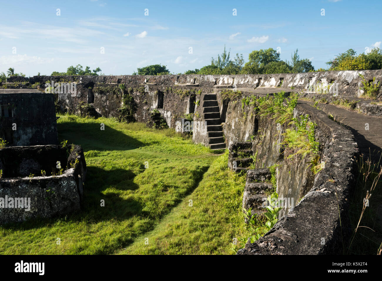 Ruins of Fort Manda, 19th-century Merina fort, built for Radama I ...