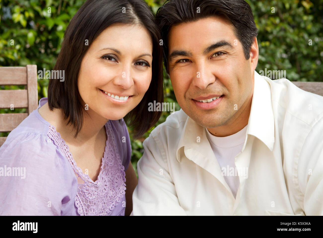 Happy Hispanic couple Stock Photo - Alamy