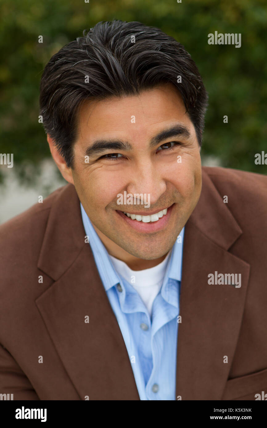 Portrait of a Hispnaic man Stock Photo - Alamy