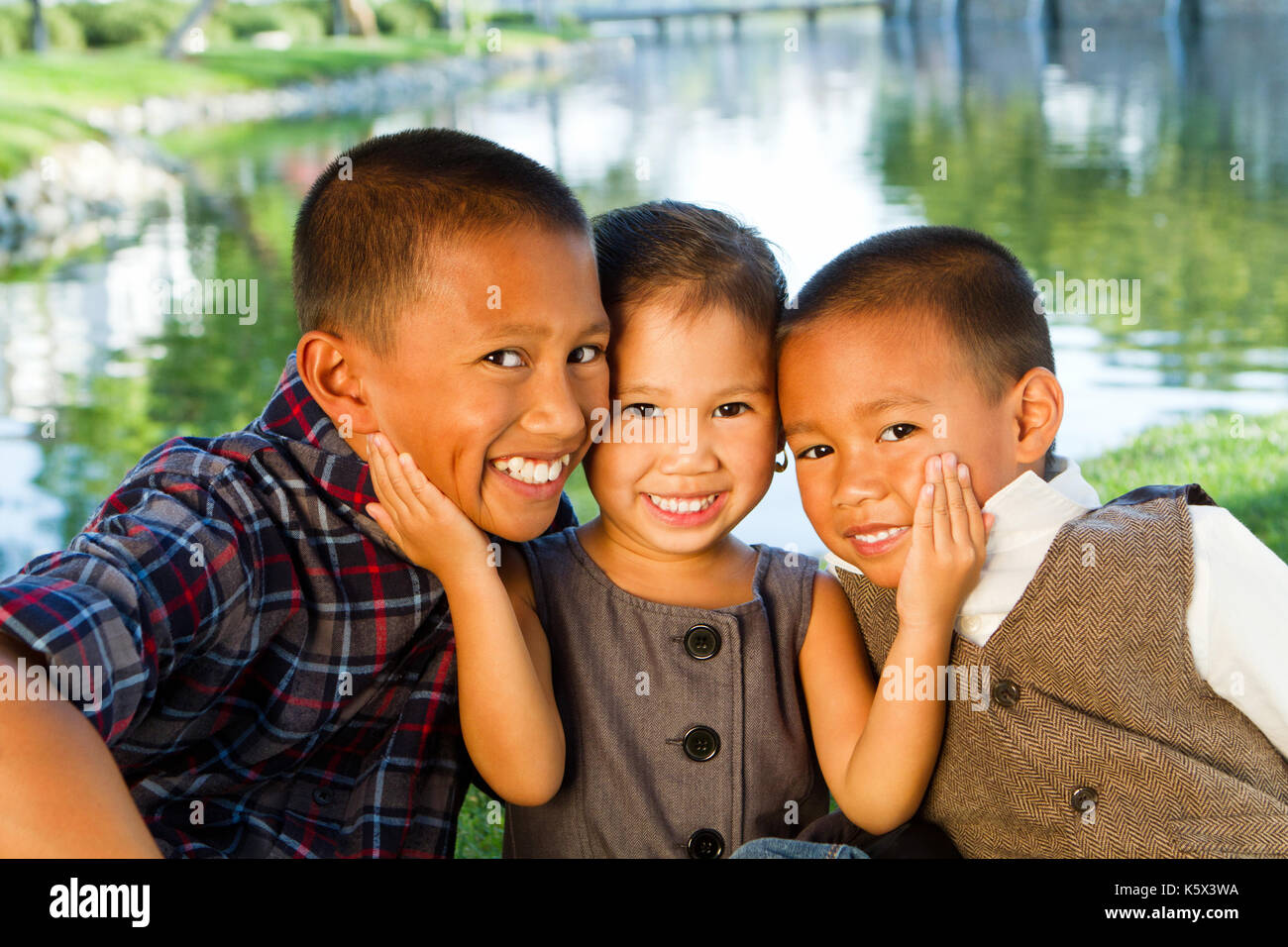 Brothers and sisters Stock Photo - Alamy