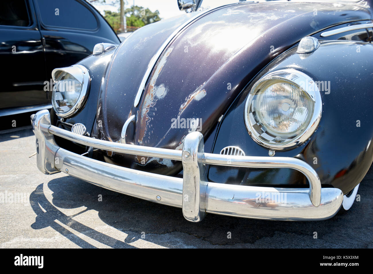 German car enthusiasts gather to socialize and display their vintage ...