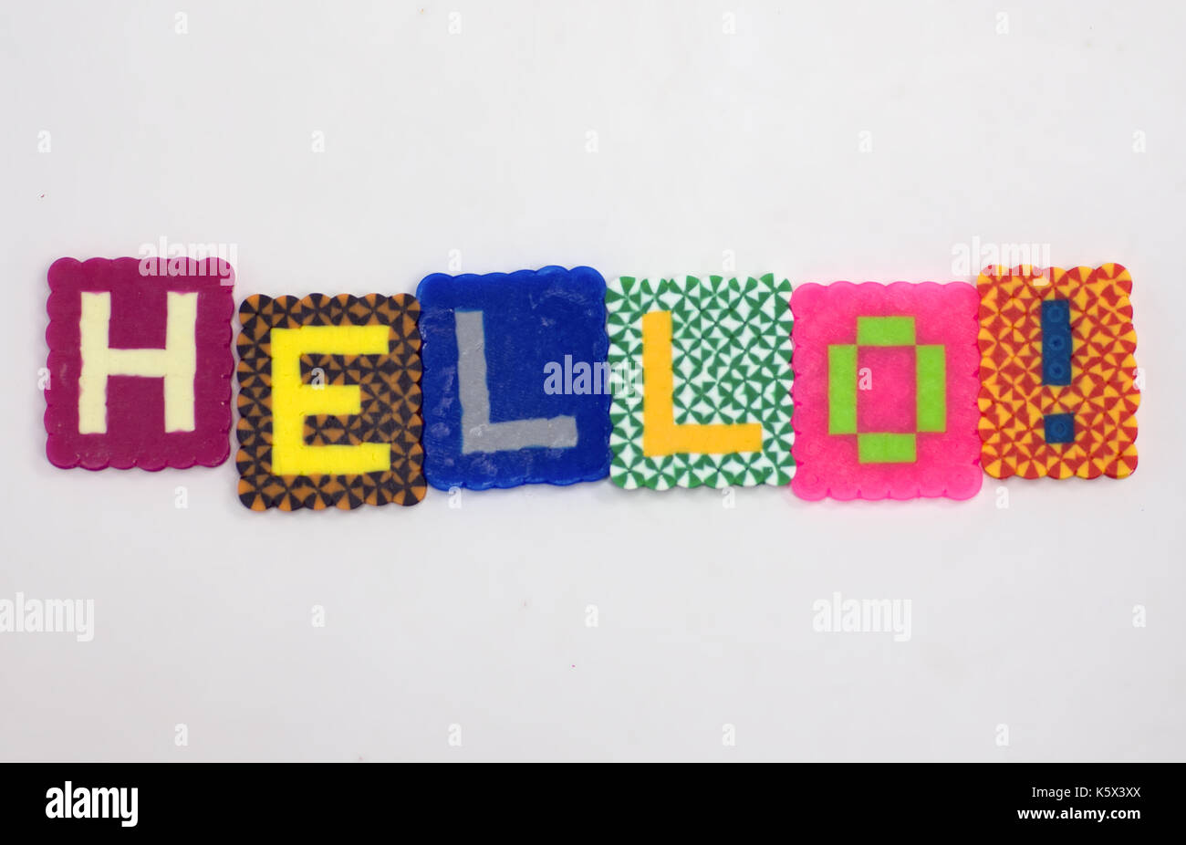 Letter bead design hi-res stock photography and images - Alamy