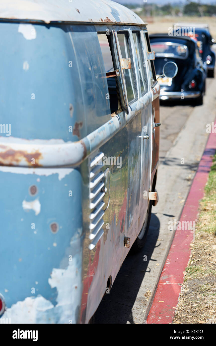 German car enthusiasts gather to socialize and display their vintage ...