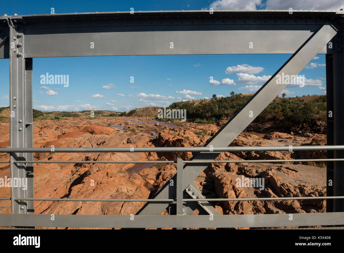Bridge over the Betsiboka River, Madagascar Stock Photo - Alamy