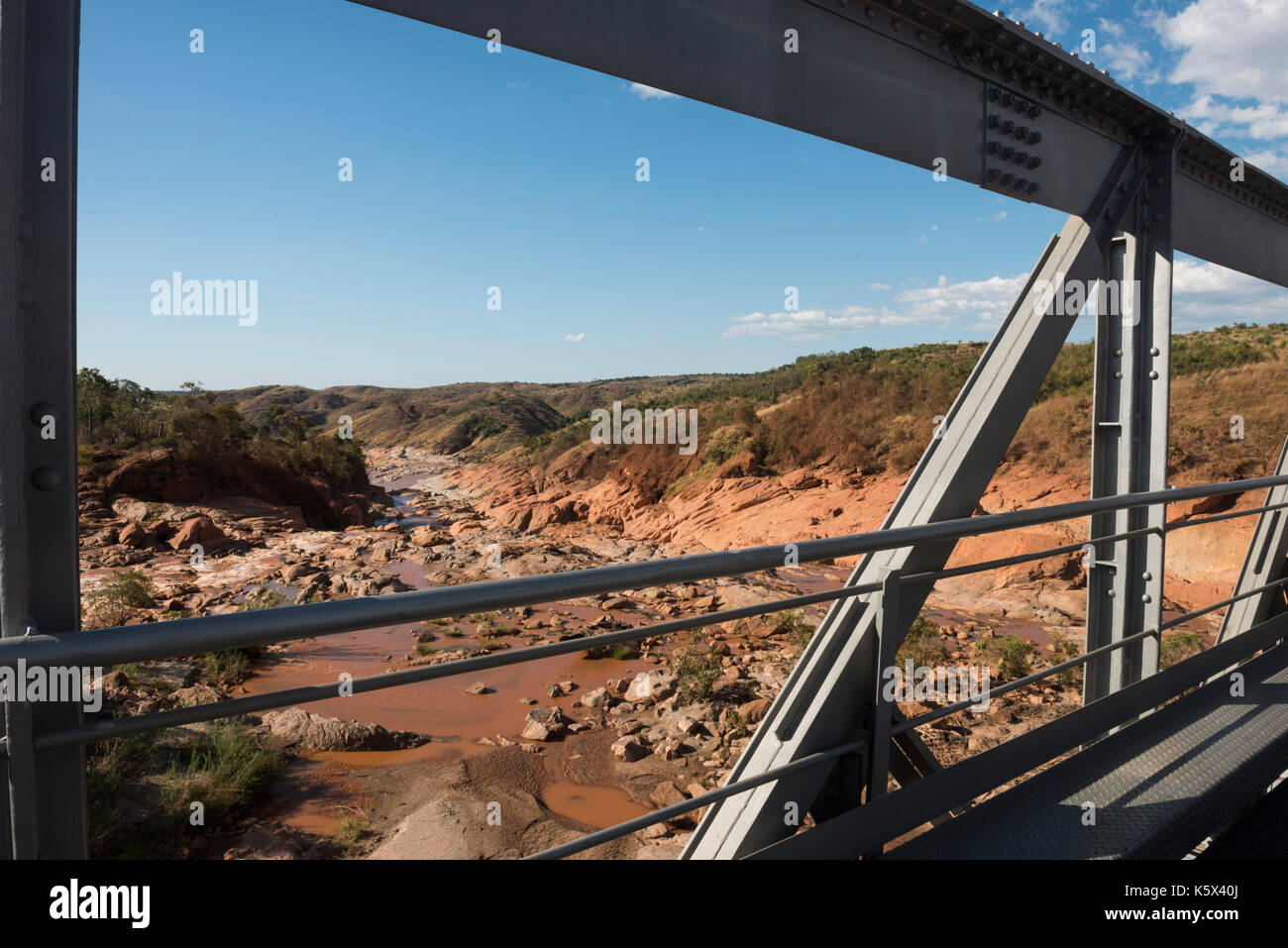 Bridge over the Betsiboka River, Madagascar Stock Photo - Alamy