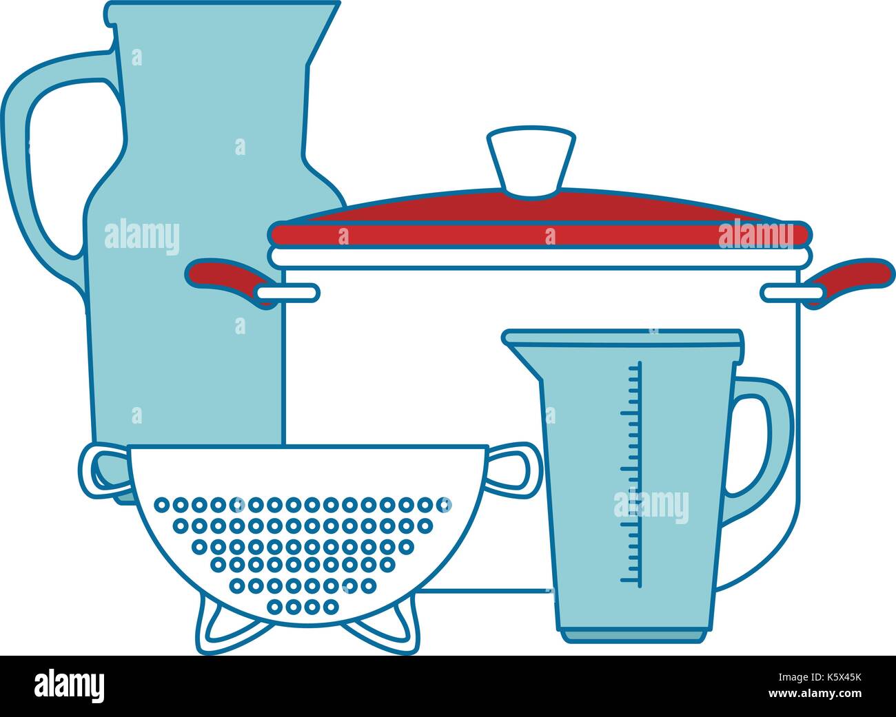 set of kitchen containers Stock Vector Image & Art - Alamy