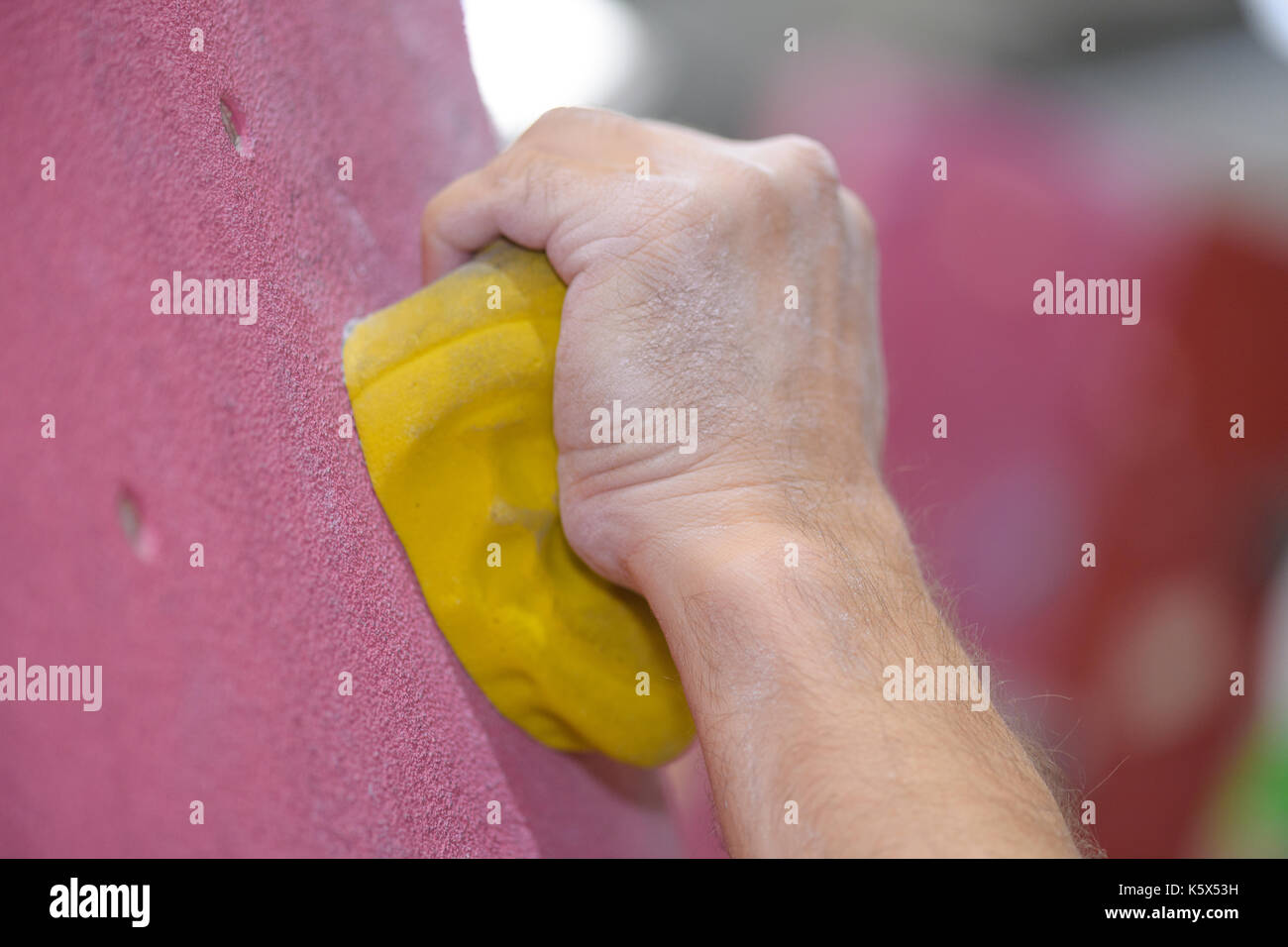 Climbers hand hold hi-res stock photography and images - Alamy