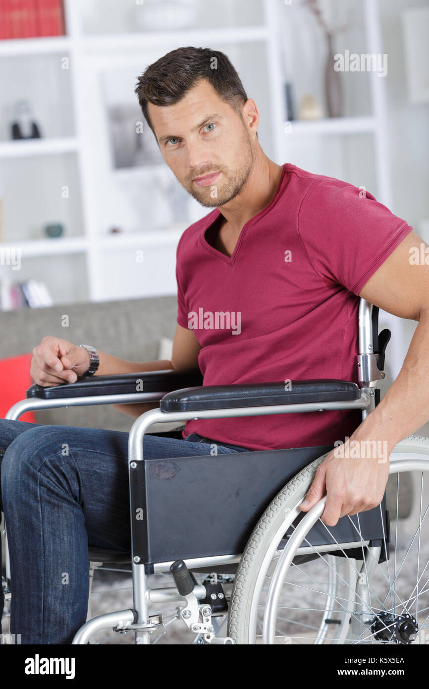 handicapped man posing Stock Photo - Alamy
