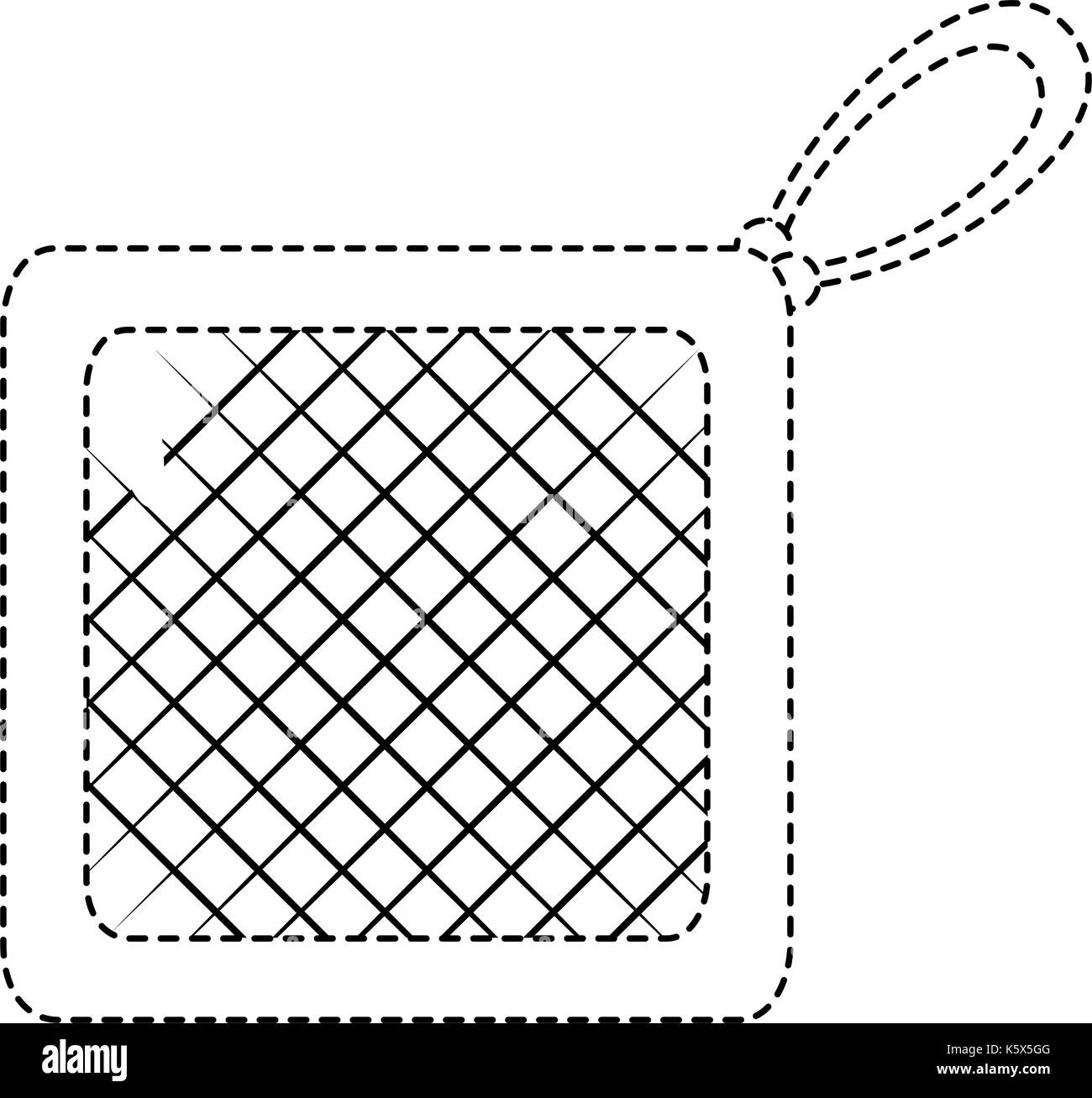 kitchen rag isolated icon vector illustration design Stock Vector Image ...