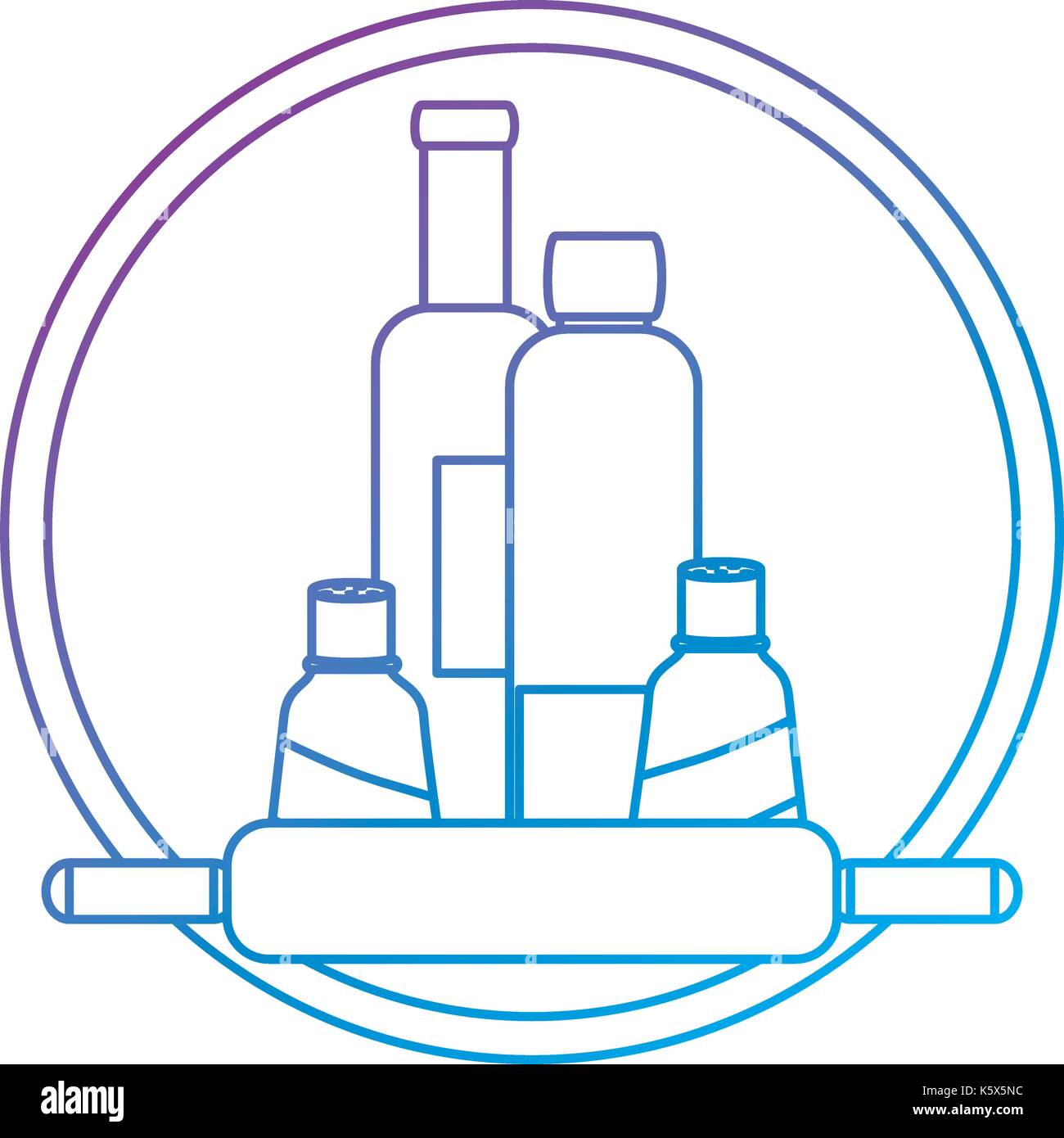 bottles kitchen product icon Stock Vector Image & Art - Alamy