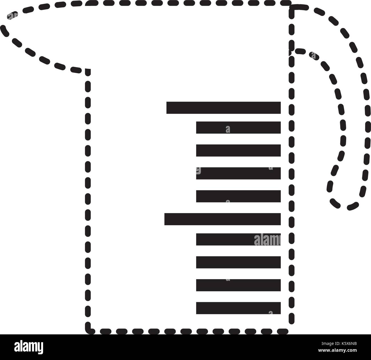 measuring jug sticker vector illustration Stock Vector Image & Art - Alamy