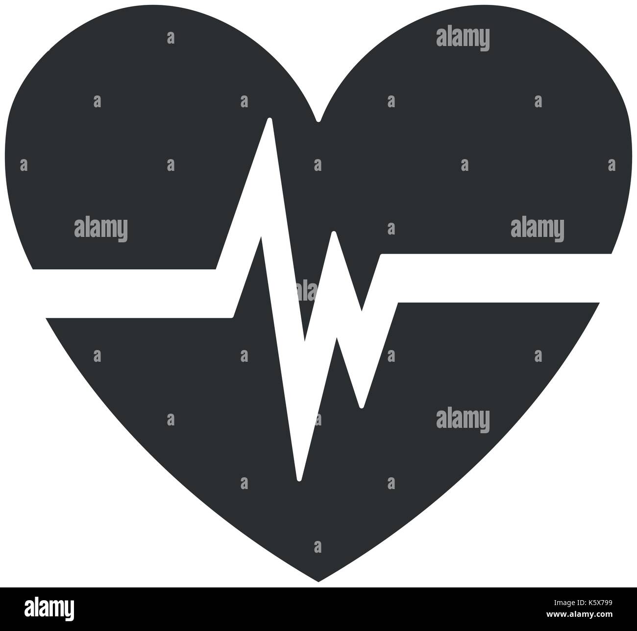 heart cardio isolated icon Stock Vector Image & Art - Alamy