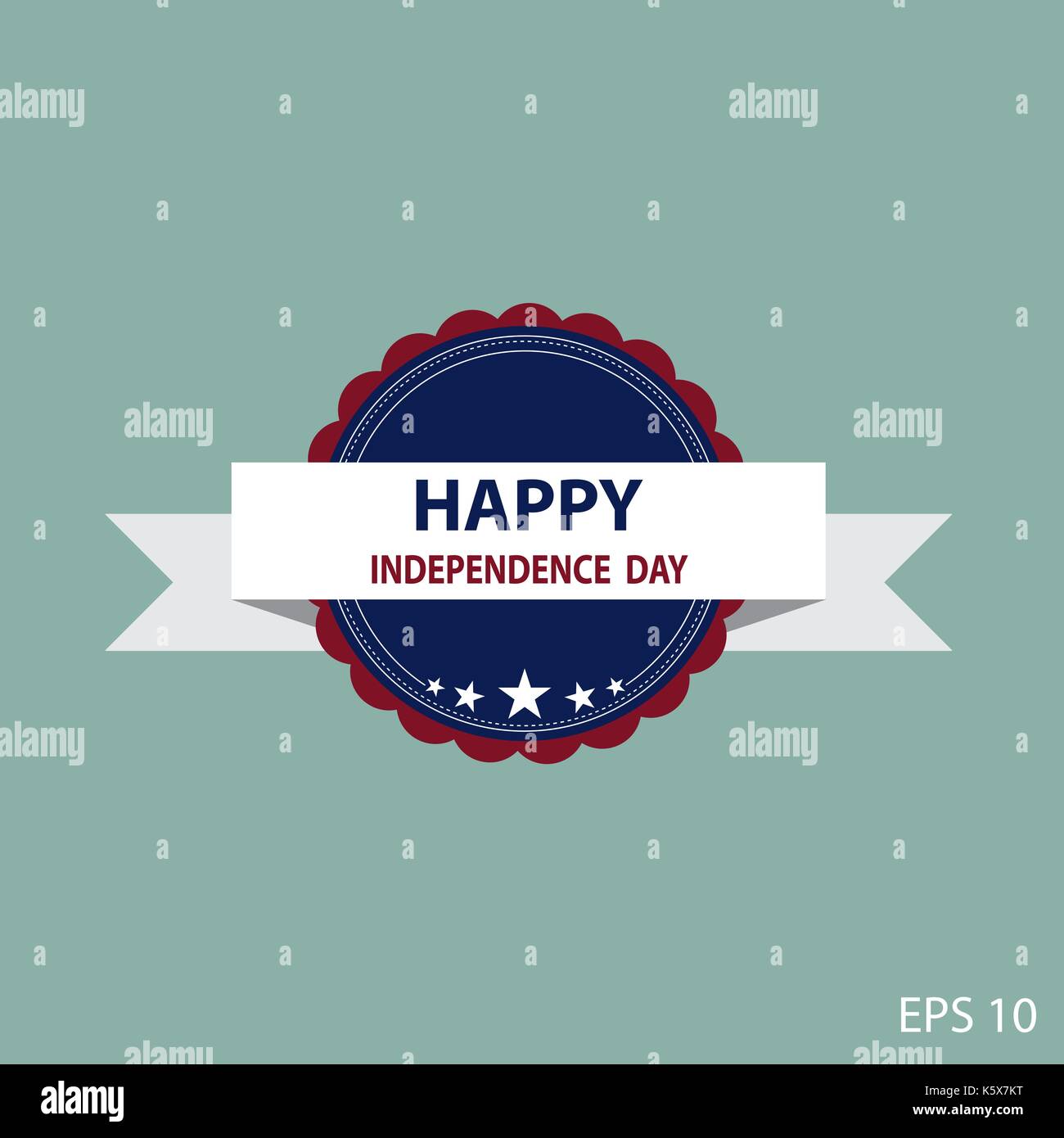 Independence day badge Stock Vector Image & Art - Alamy