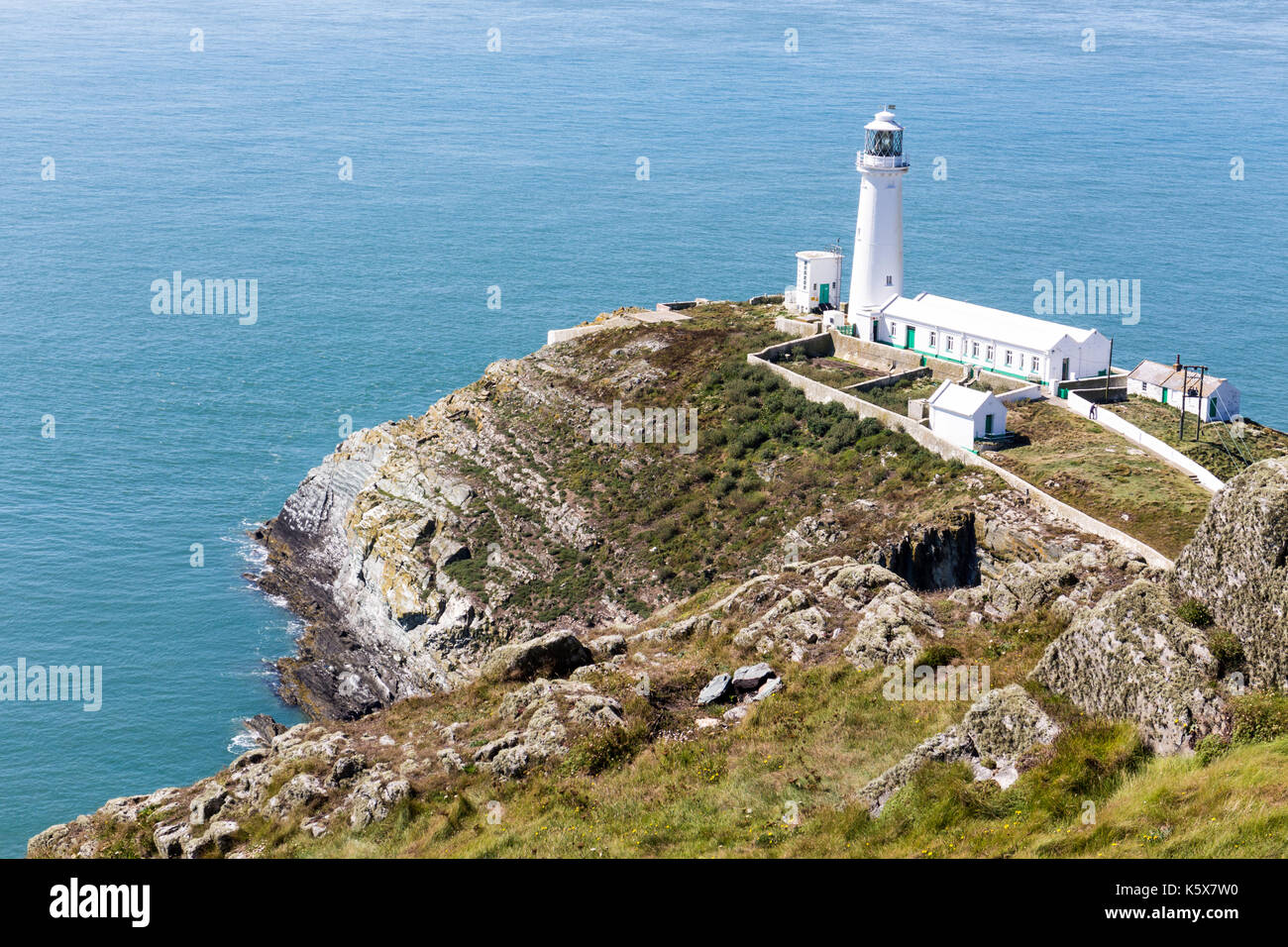 North stack lighthouse, Anglesey, North Wales, United Kingdom, UK Stock ...