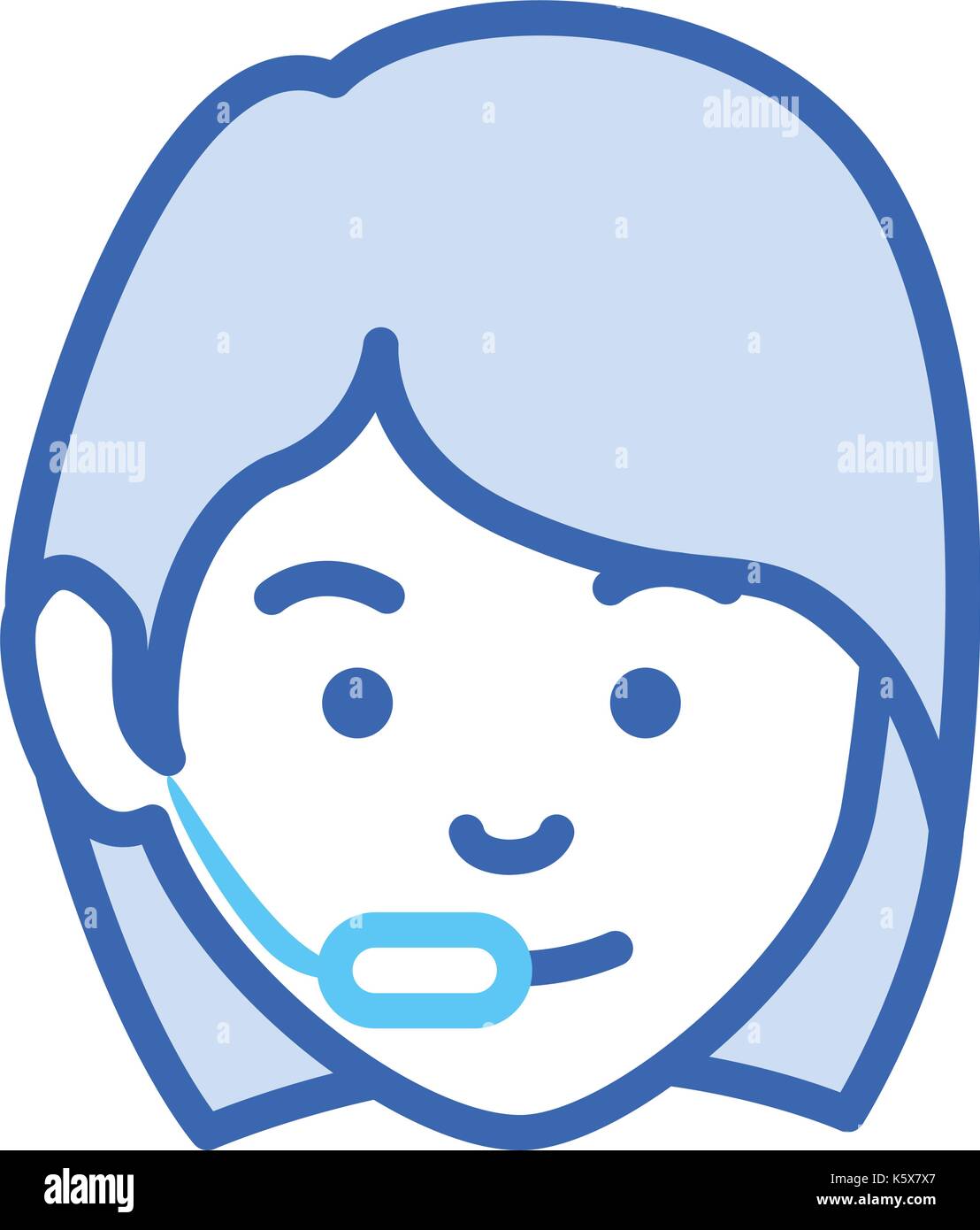 call center operator avatar Stock Vector Image & Art - Alamy