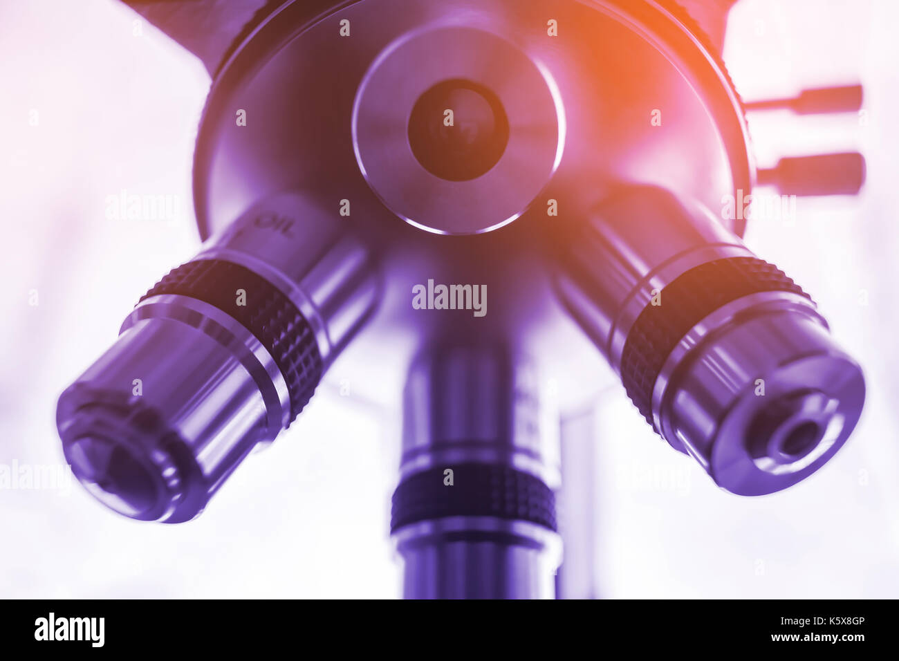Optical microscope - science and laboratory equipment. Microscope for ...