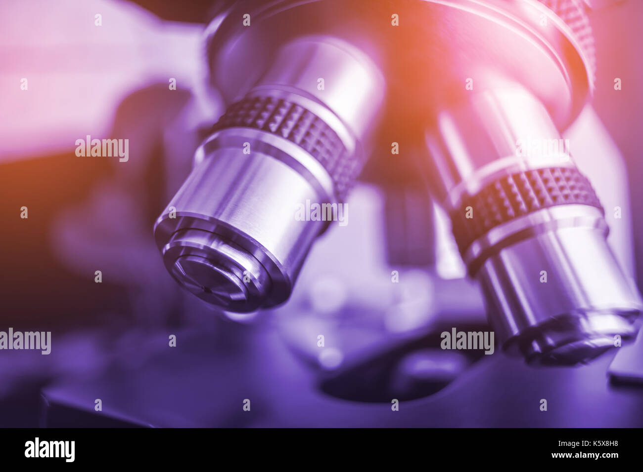 Optical microscope - science and laboratory equipment. Microscope for ...