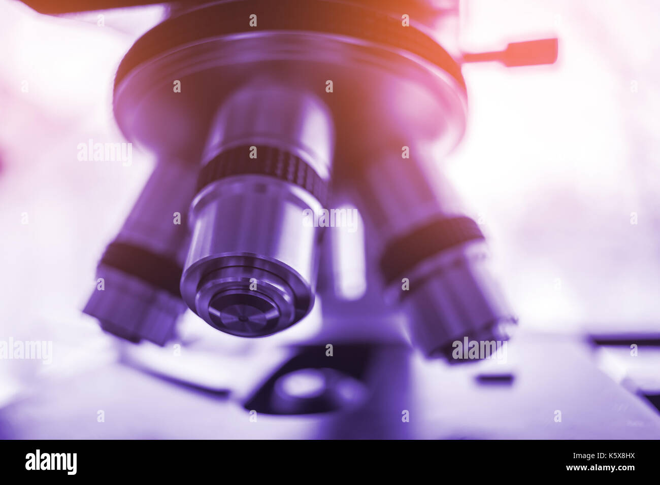 Optical microscope - science and laboratory equipment. Microscope for ...